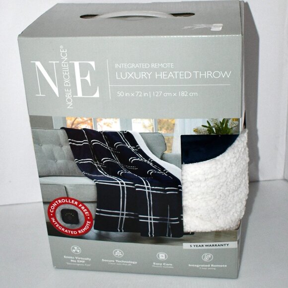 Noble Excellence | Bedding | Noble Excellence Luxury Heated Throw In ...